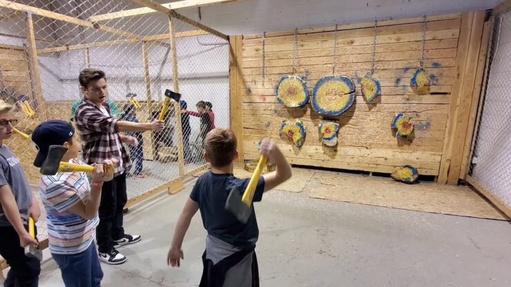 Unleashed The Fun at Axe Throwing Birthday Party For Adults - Star Two